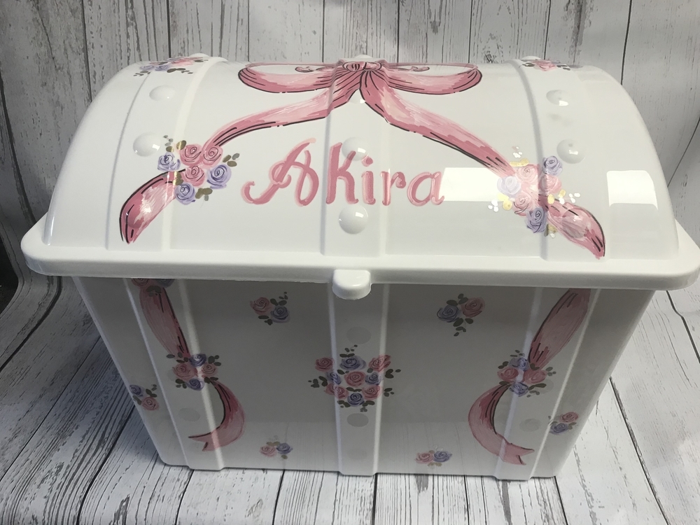 Hand Painted Gifts - Hand Painted Baby Gifts Treasure Boxes