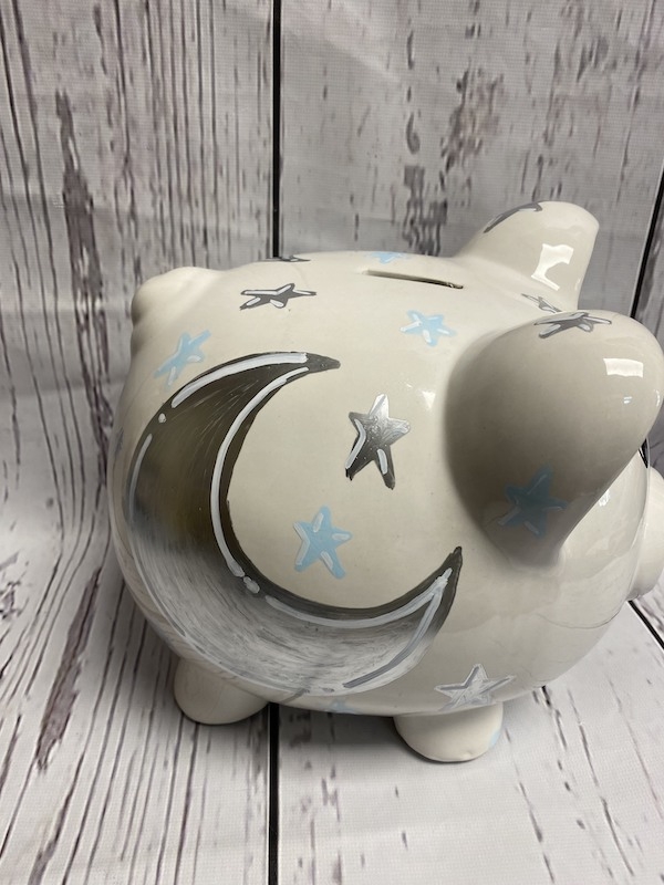 Piggy Bank - Moon and Stars | Piggy Banks